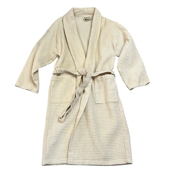 The Body Shop | Other | Vintage Body Shop Cream Waffle Weave Robe ...